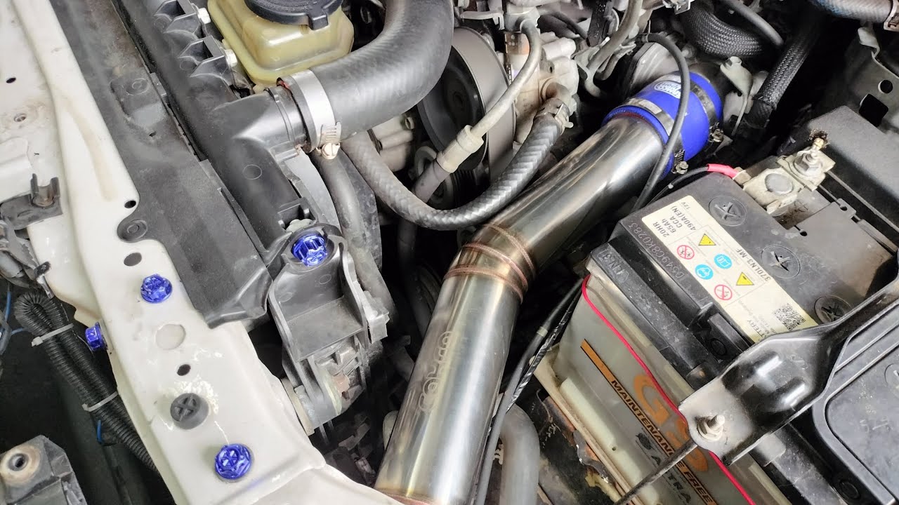 knalpot samping. innova reborn dan piping intercooler - YouTube