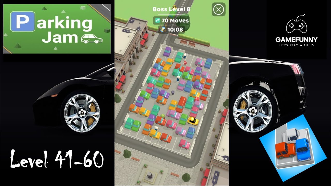 Parking jam 3D level 41-60 - YouTube