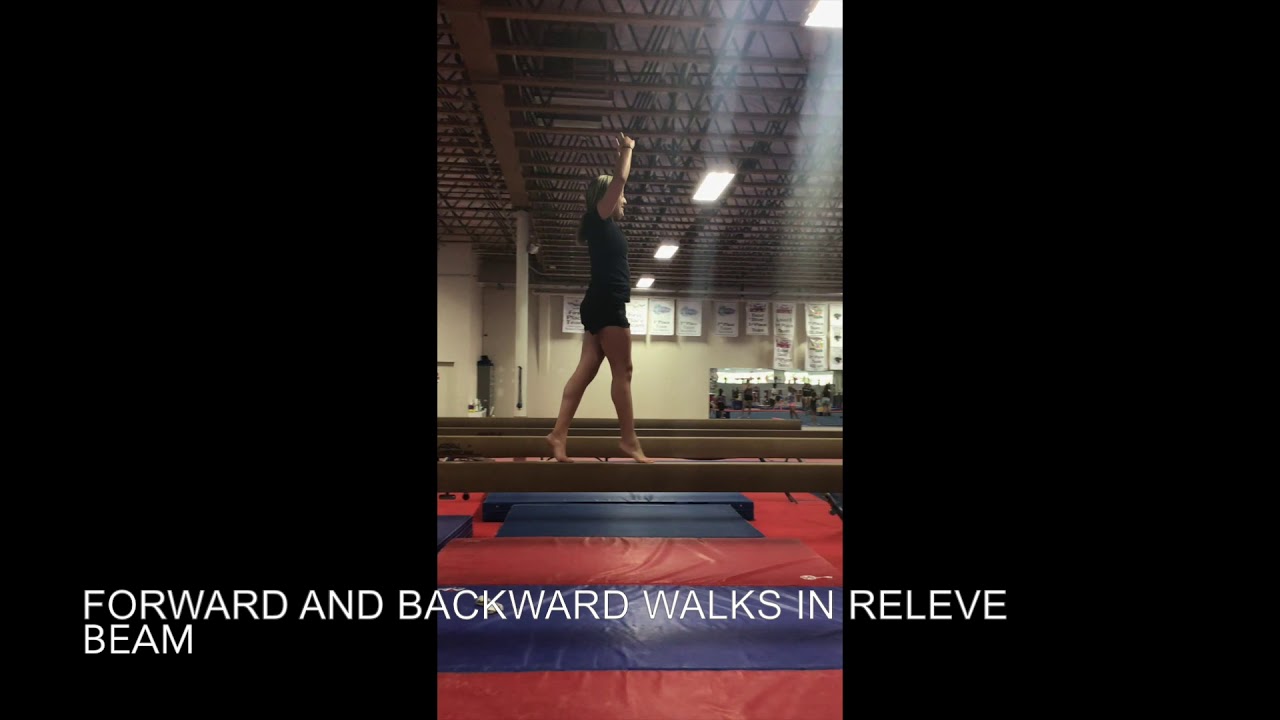 BEAM-Forward and Backward walks in Releve-Level 1 - YouTube