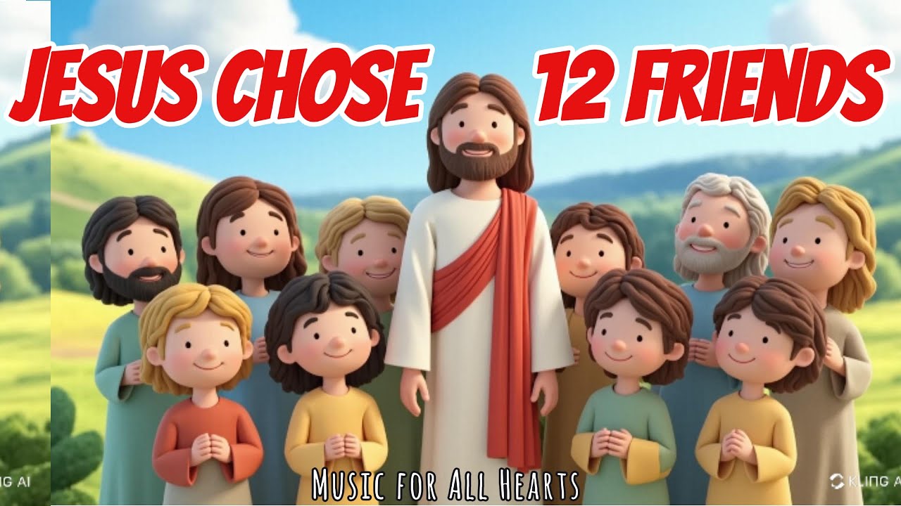 Jesus Calls His 12 Disciples | Kids Bible Song | Teaching, Healing, and ...