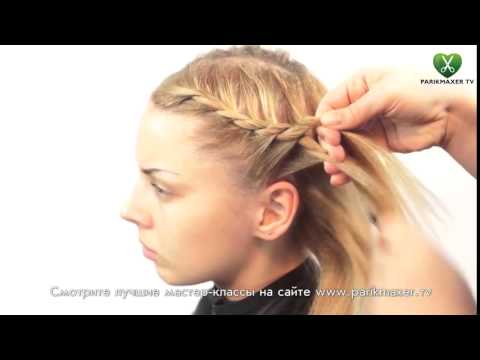 Плетение с элементами жгутов  Дарина Кочерженко парикмахер тв parikmaxer tv peluquero tv