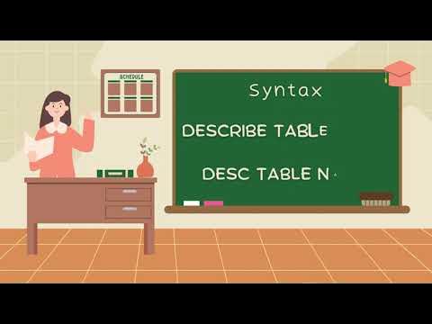 MySQL Describe Table - YouTube