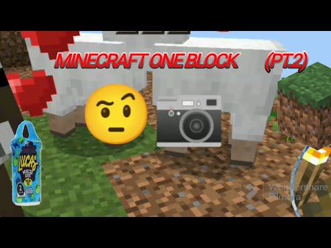MINECRAFT ONE BLOCK 🥵!(PT .2) - YouTube