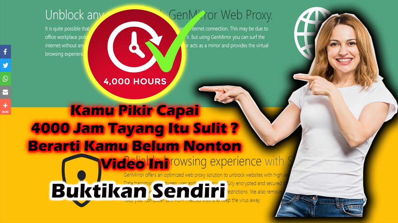 Penuhi 4000 Jam Tayang Hanya 1 MInggu dengan Menggunakan Layanan ...