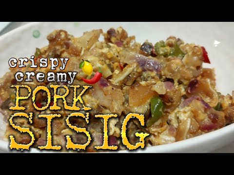 Crispy Creamy Spicy Pork Sisig Simple and Easy Way - YouTube