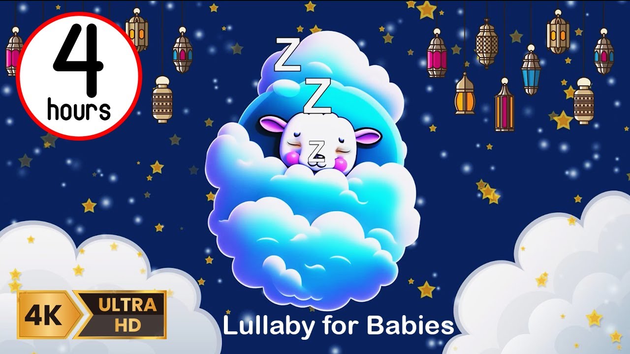 4 hours of baby sleep music Fall asleep fast Lullaby for baby # ...