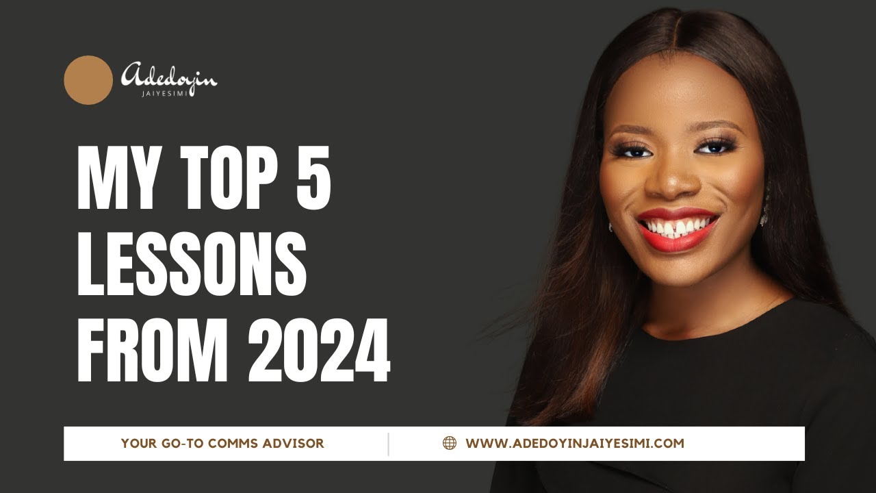 My Top Five Comms Lessons from 2024 - YouTube