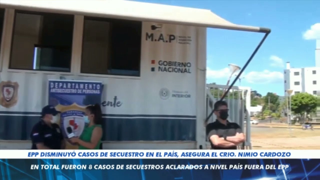 EPP DISMINUYÓ CASOS DE SECUESTRO EN PARAGUAY, ASEGURA EL COMISARIO ...