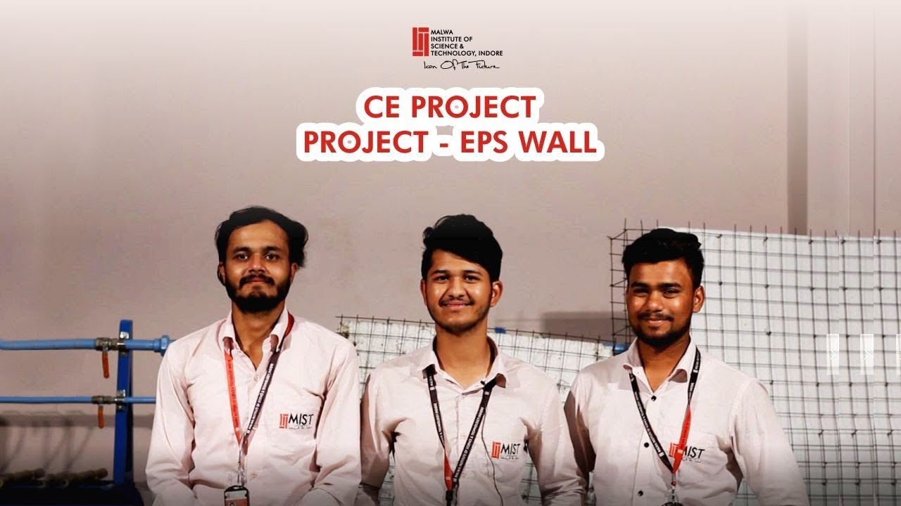 EPS WALL || Civil Engineering Projects || MIST - YouTube