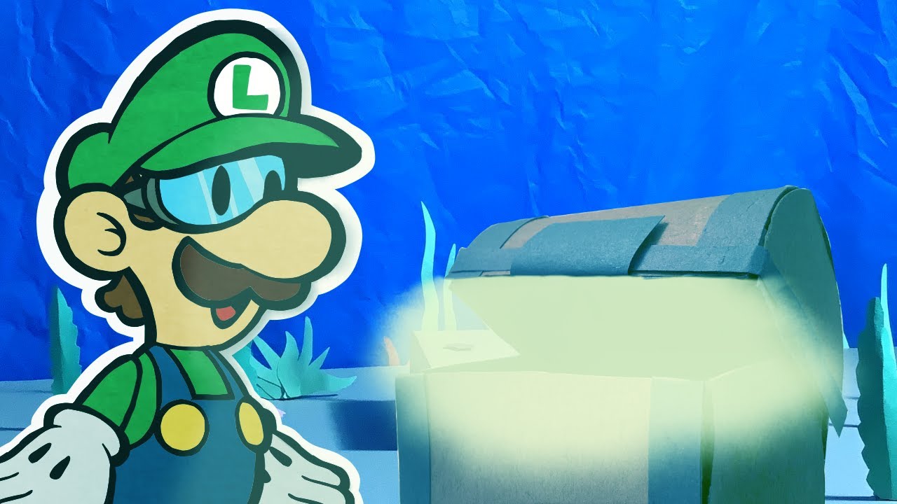 Sunken Treasure | Paper Mario Stop-Motion - YouTube