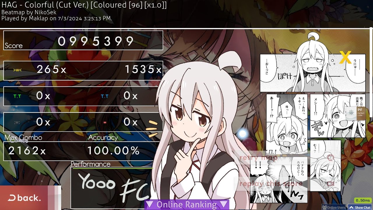 osu!mania - (4.62⭐️) Colorful | 100% (SS) - YouTube