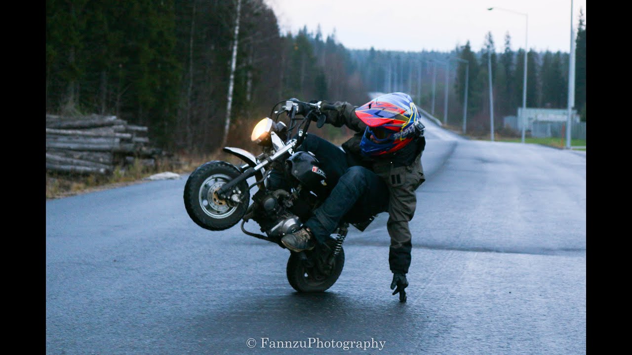 Monkey Mayhem || Jincheng Manki 72cc Stuntriding - YouTube