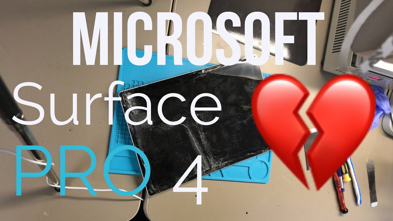Microsoft surface pro 4 se me rompió ! Surface pro 4 broken screen 😑😰🤭💩 ...
