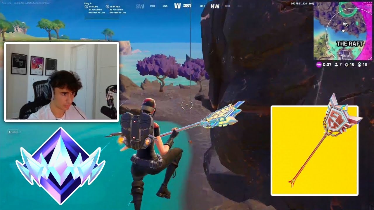 Pxlarized FLEXES His FNCS Pickaxe on Unreal Ranked Players! - YouTube