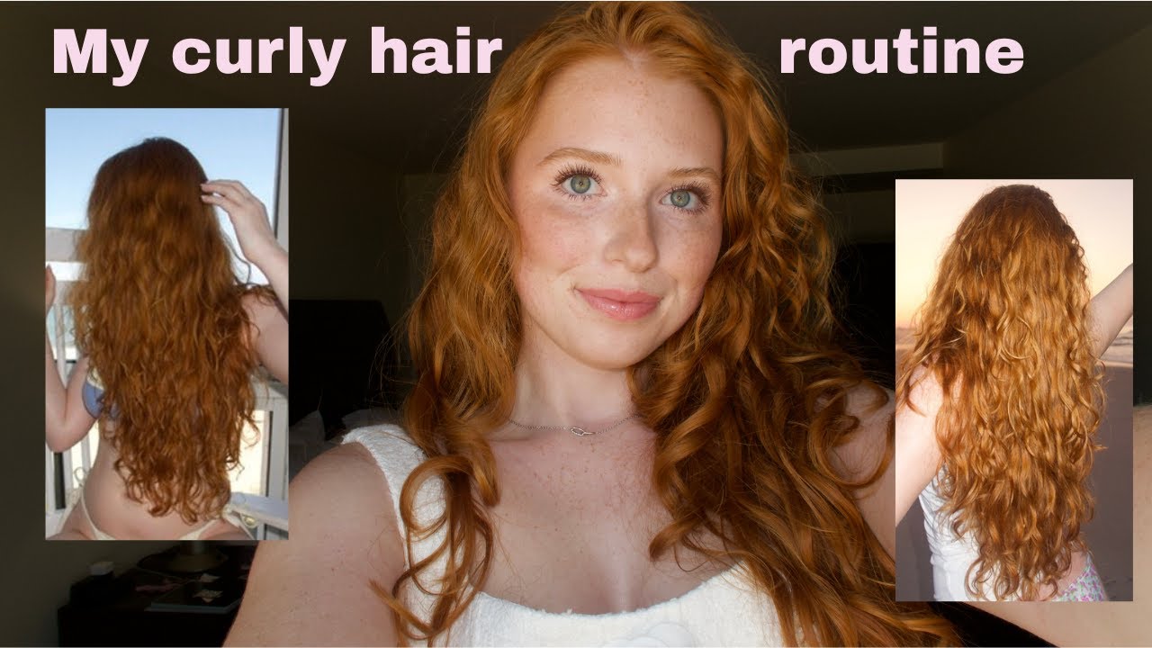 My curly hair ROUTINE | Vlogmas day 6 - YouTube