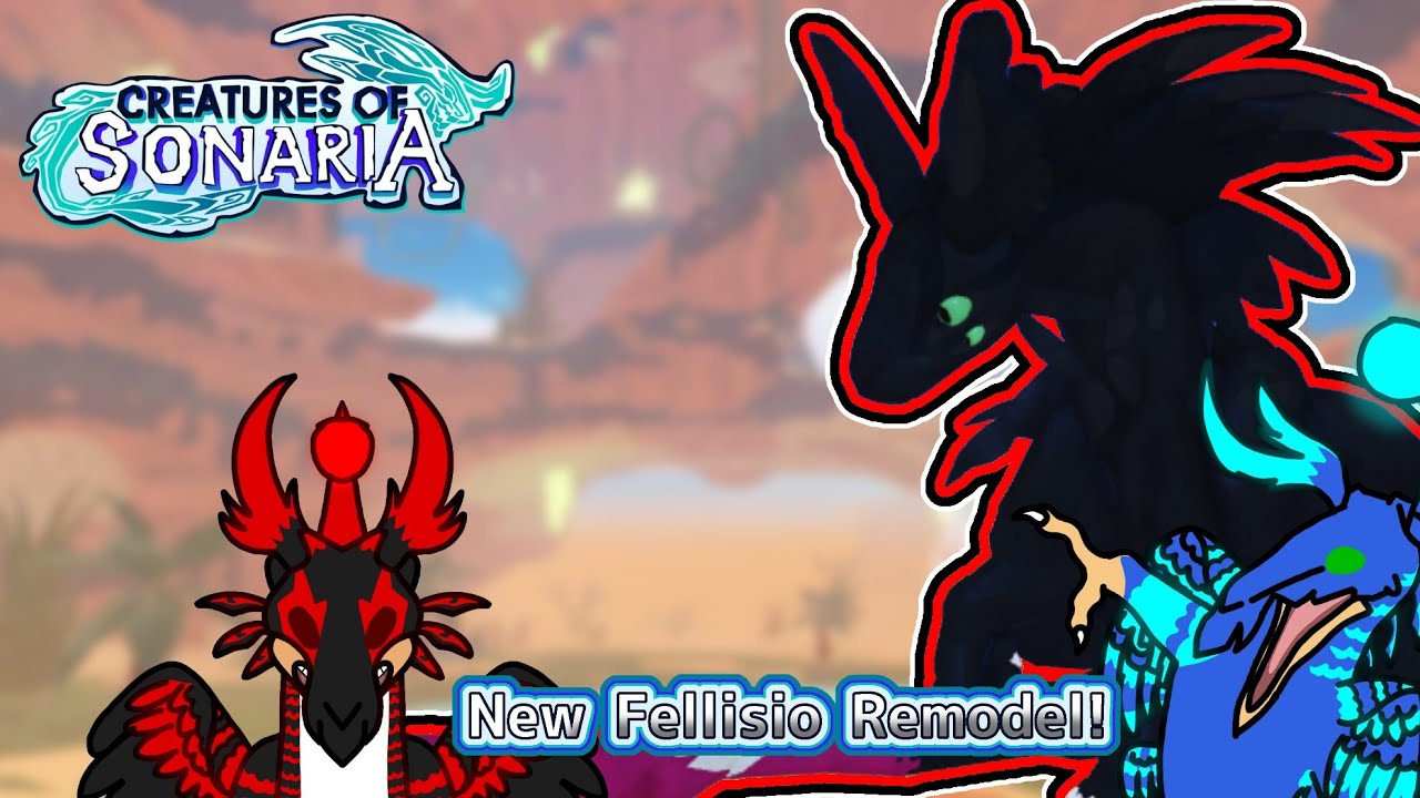 New Fellisio Remodel || Creatures of Sonaria - YouTube