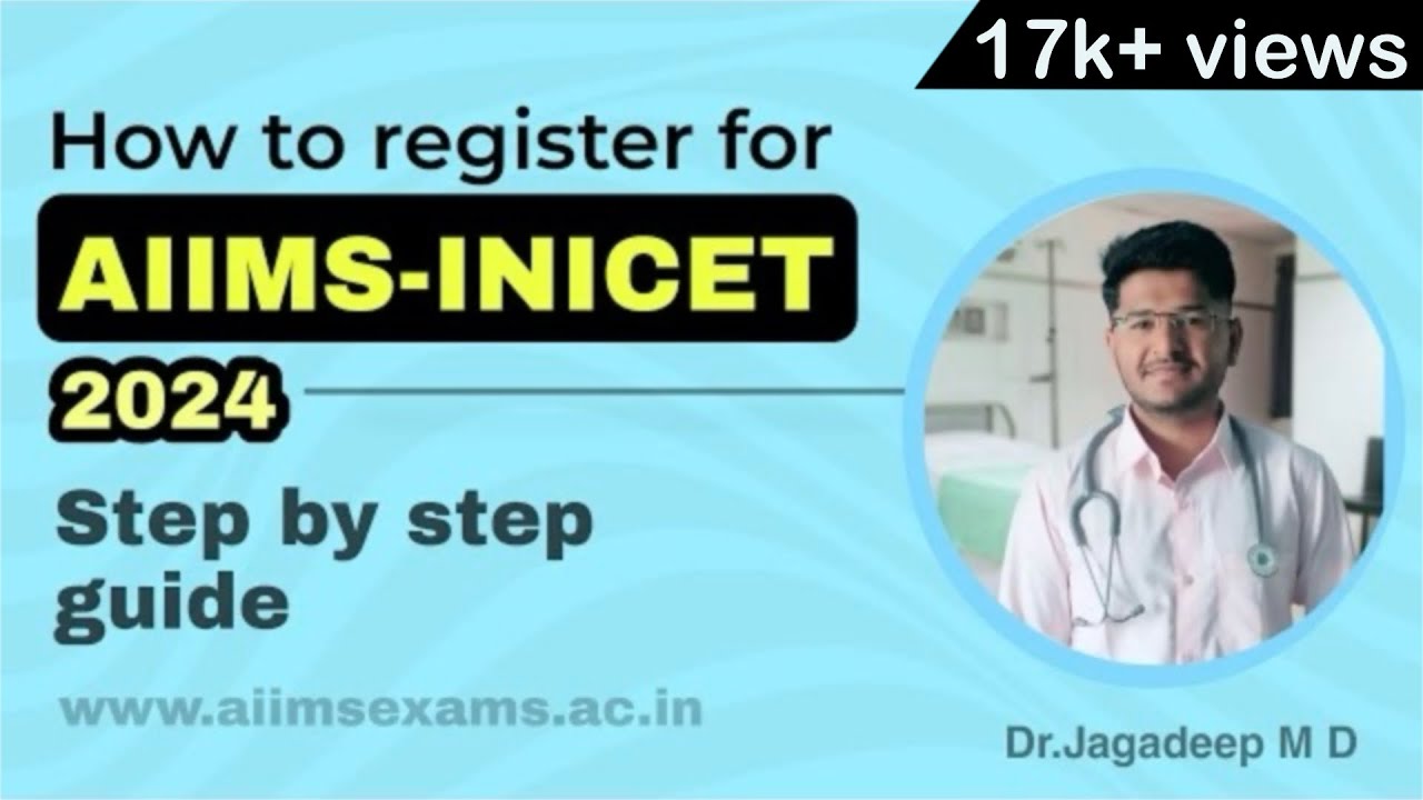 INI CET 2024 | How to Register | Step by step guide #inicet2024 - YouTube