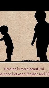 The unbreakable love bond between a brother and sister 💞 # ...