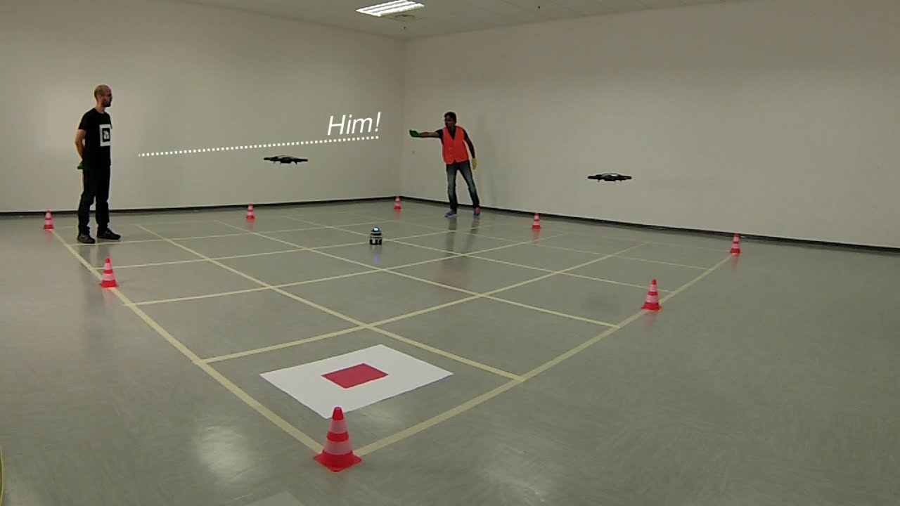 Gesture Vocabulary for Human-Swarm Interaction - YouTube