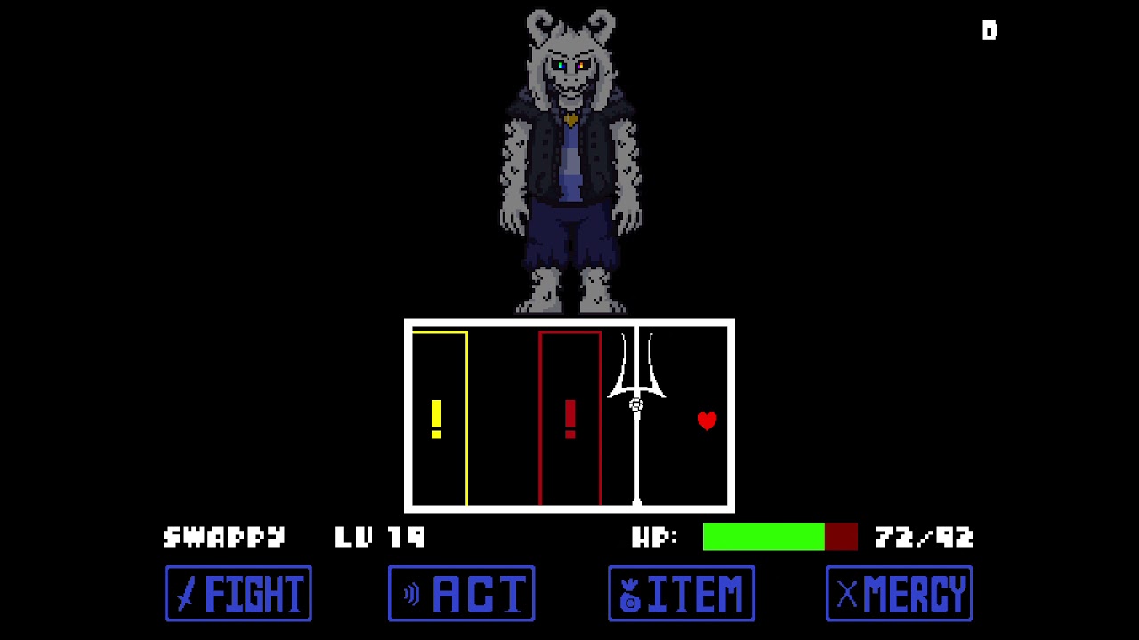 Storyswap Asriel Genocide Route Battle - YouTube