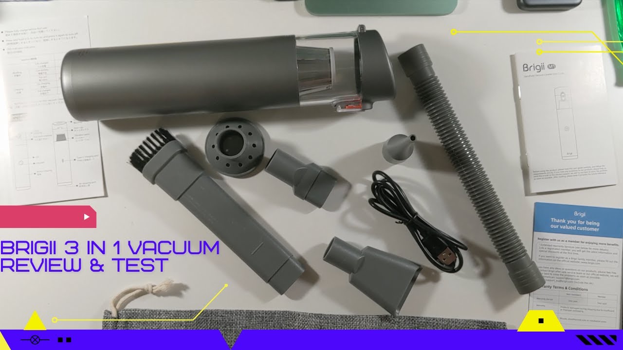 Brigii M1 Mini Vacuum Cleaner Review! - YouTube