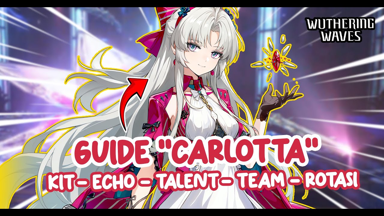 DPS GLACIO BROKEN!! Build Carlotta - Kit, Echo, Talent, Team, Rotasi ...