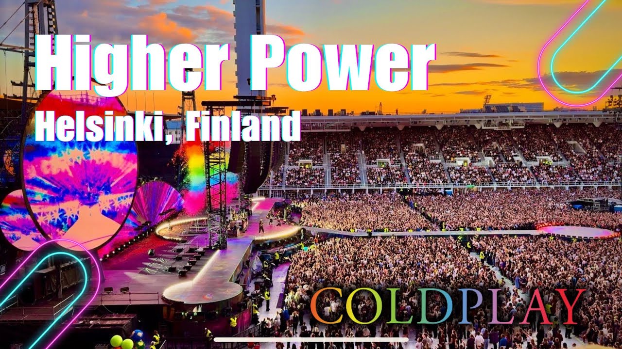 Coldplay - Higher Power (Live in Helsinki, Finland 2024 // 4K HDR) - YouTube