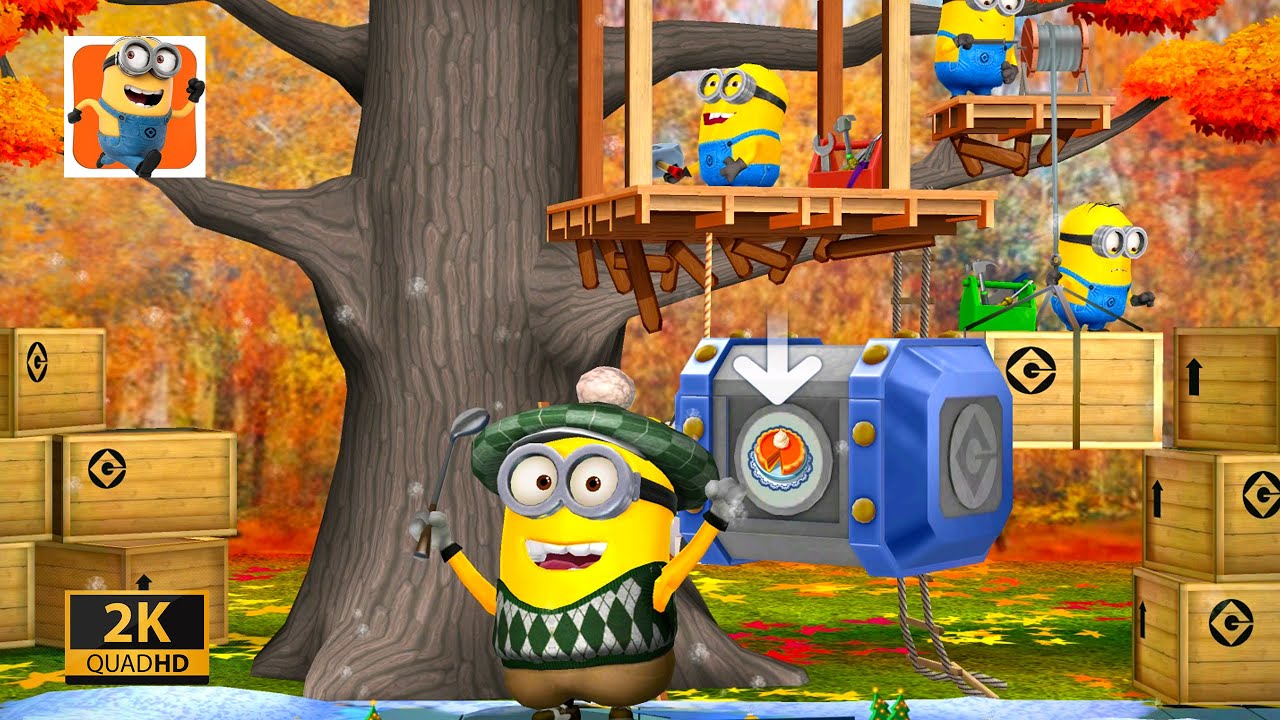 Golfer Minion Thanks Giving Despicable Me Minion Rush | QHD - YouTube
