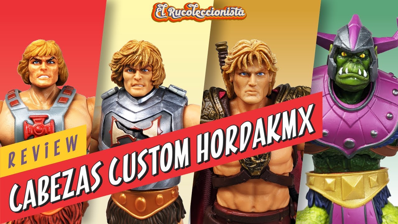 Probando cabezas custom de hordakmx para MOTU Masterverse: ¿valen la ...
