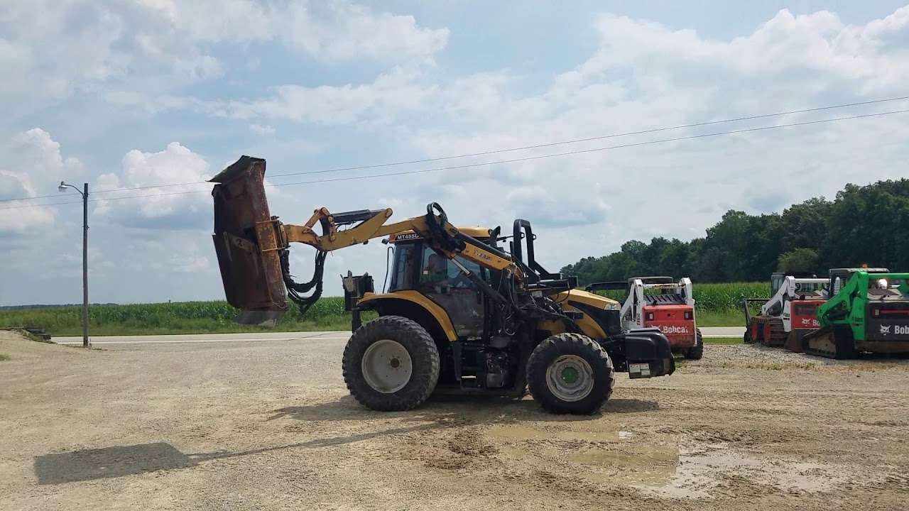 2014 Challenger MT455D W/ BOOM MOWER $45,900 - YouTube