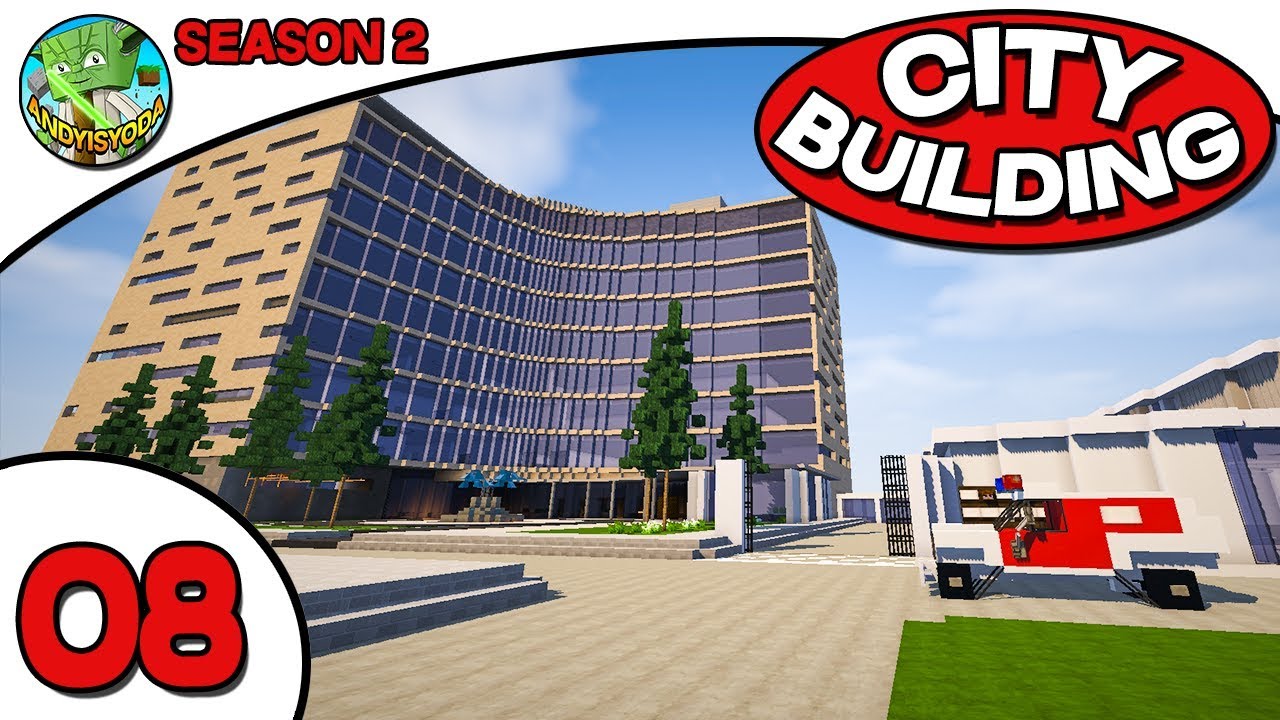 Minecraft City Building Sunday S2E08 - Hospital - YouTube