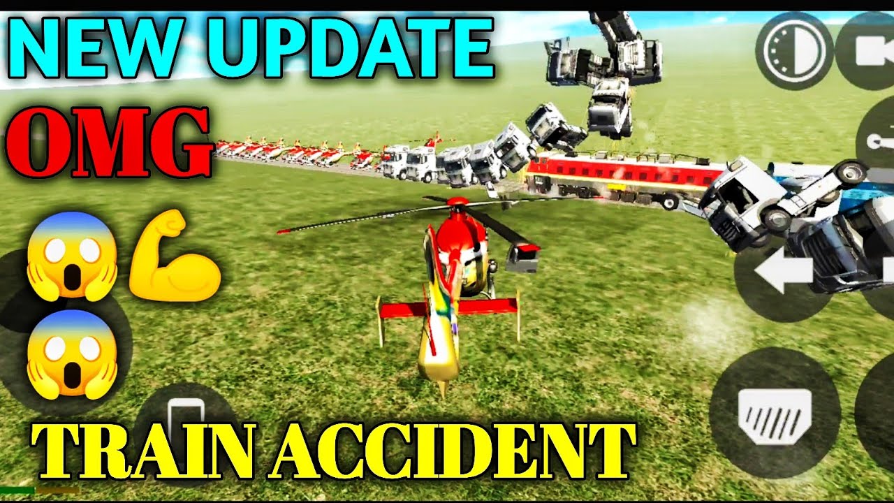 BIG TRAIN ACCIDENT 💪 😲 | INDIAN BAICK DRIVER 3D GAME NEW VIDEO | INDIAN ...