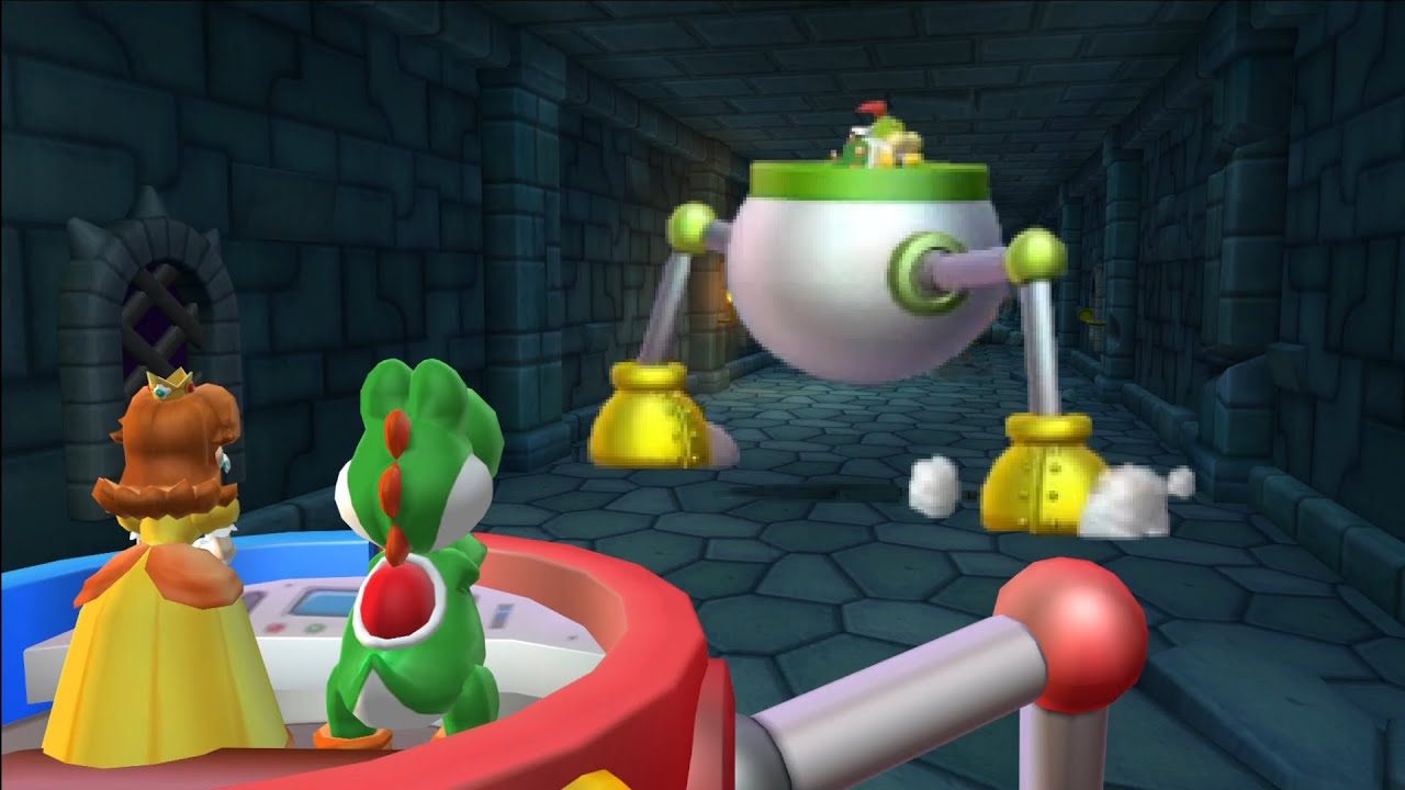 Mario Party 9 - Bowser Jr. Minigames - Daisy Yoshi - YouTube