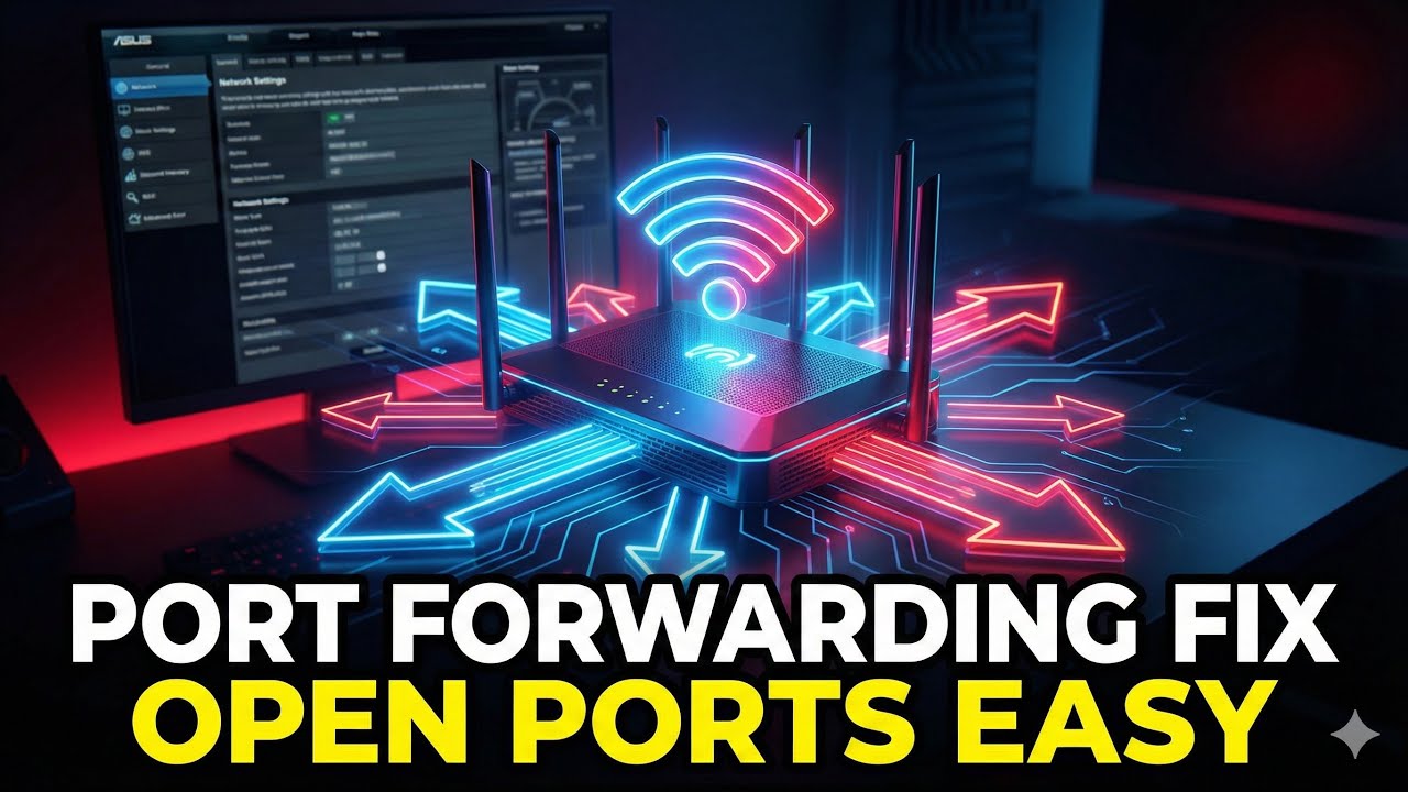 Port Forward kaise kren | Port Forwarding Complete Tutorial | Open ...