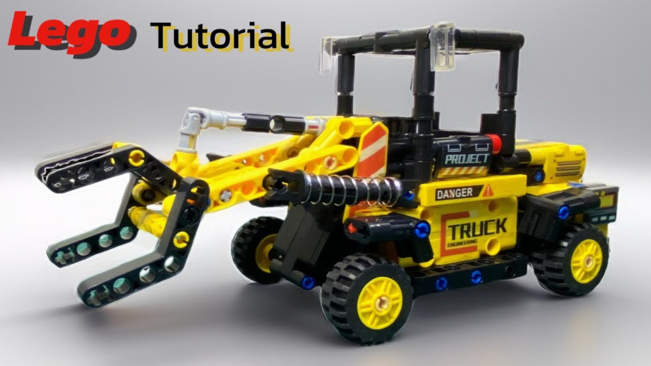 How To Built Lego Bulldozer Grab Machine | Tutorial - YouTube
