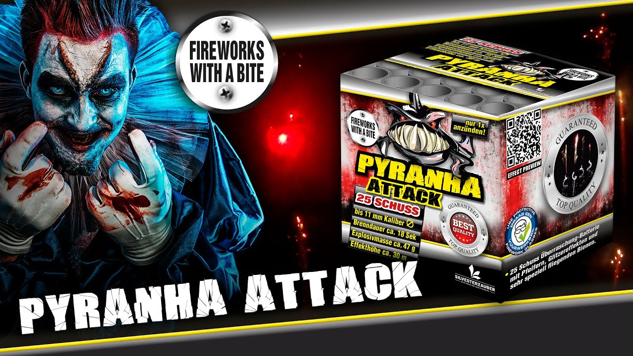 Pyranha attack - Fireworks With A Bite - Lesli Vuurwerk - YouTube