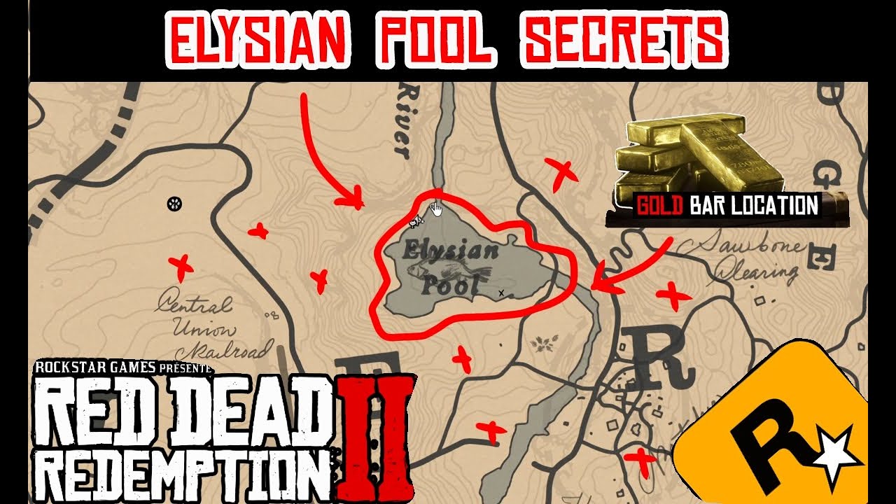12 Secrets in Elysian Pool That Players Missed in RDR2 - YouTube