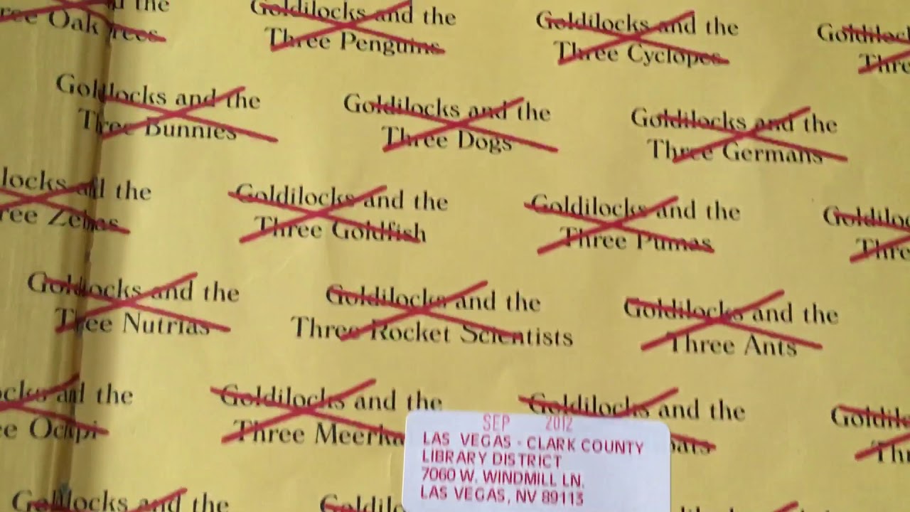 Fractured Fairy Tale - Goldilocks and the Three Dinosaurs - YouTube