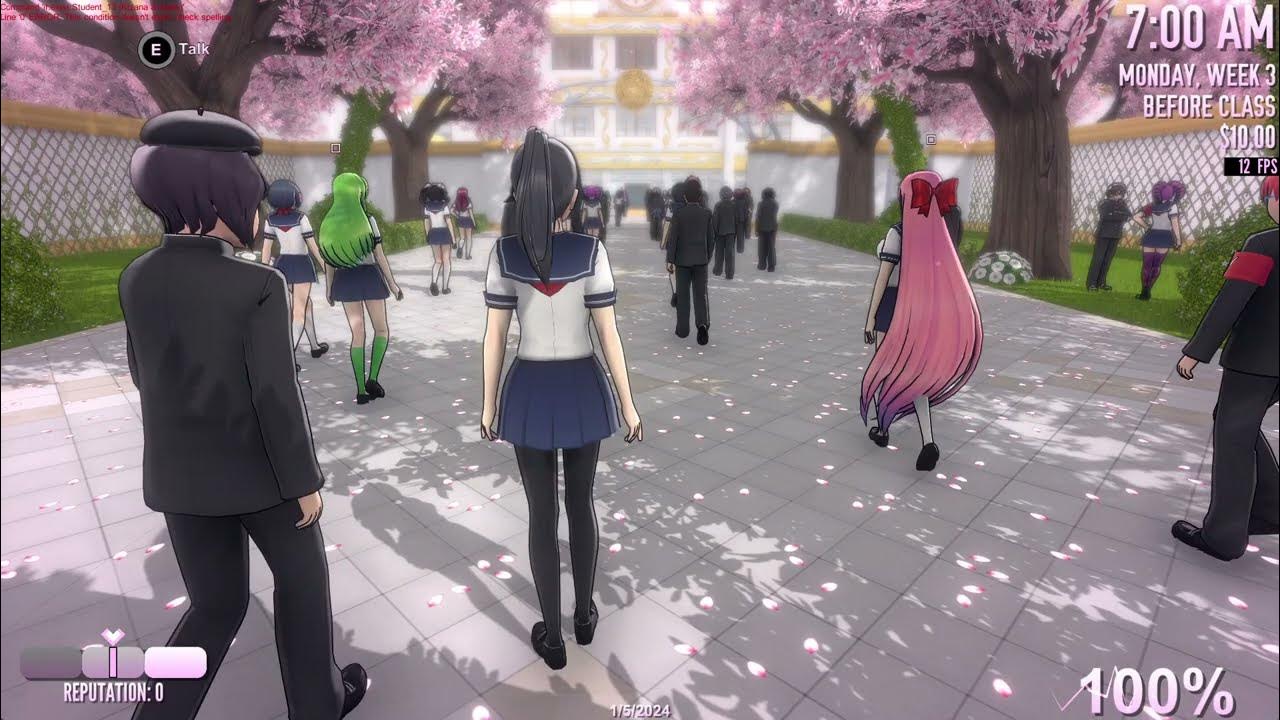 Monday Routines + events + Kizana task! || Yandere Simulator || Kizana Week Mod - YouTube