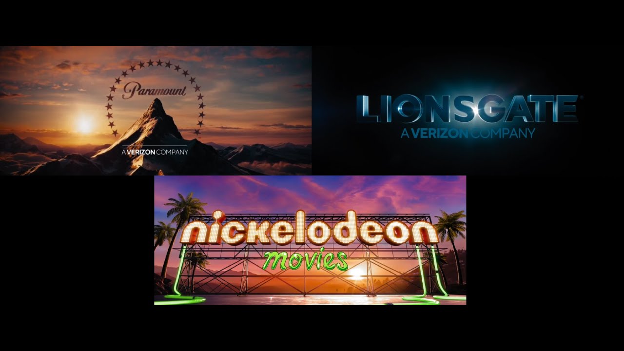 Combo logos: Paramount Pictures/Lionsgate Films/Nickelodeon Movies ...