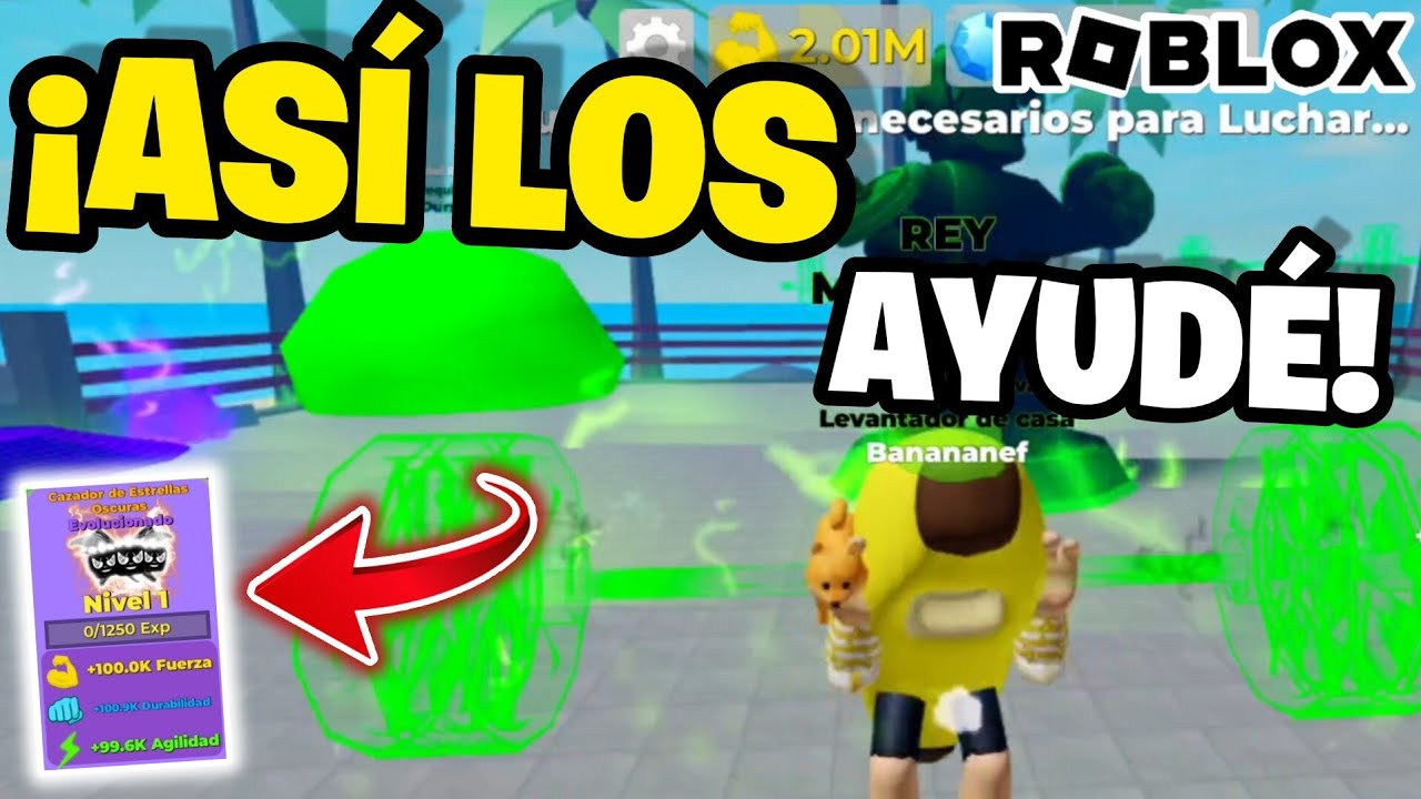 ¡AYUDANDO NOOBS!🫡 💪 MUSCLE LEGENDS 💪 | ROBLOX - YouTube