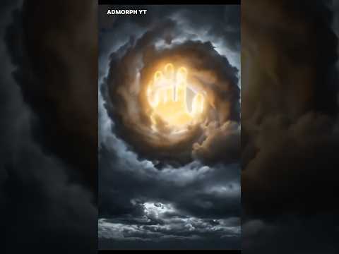 A Colossal Hand Descends From the Clouds 💯 #CGIshorts #cgi #ai