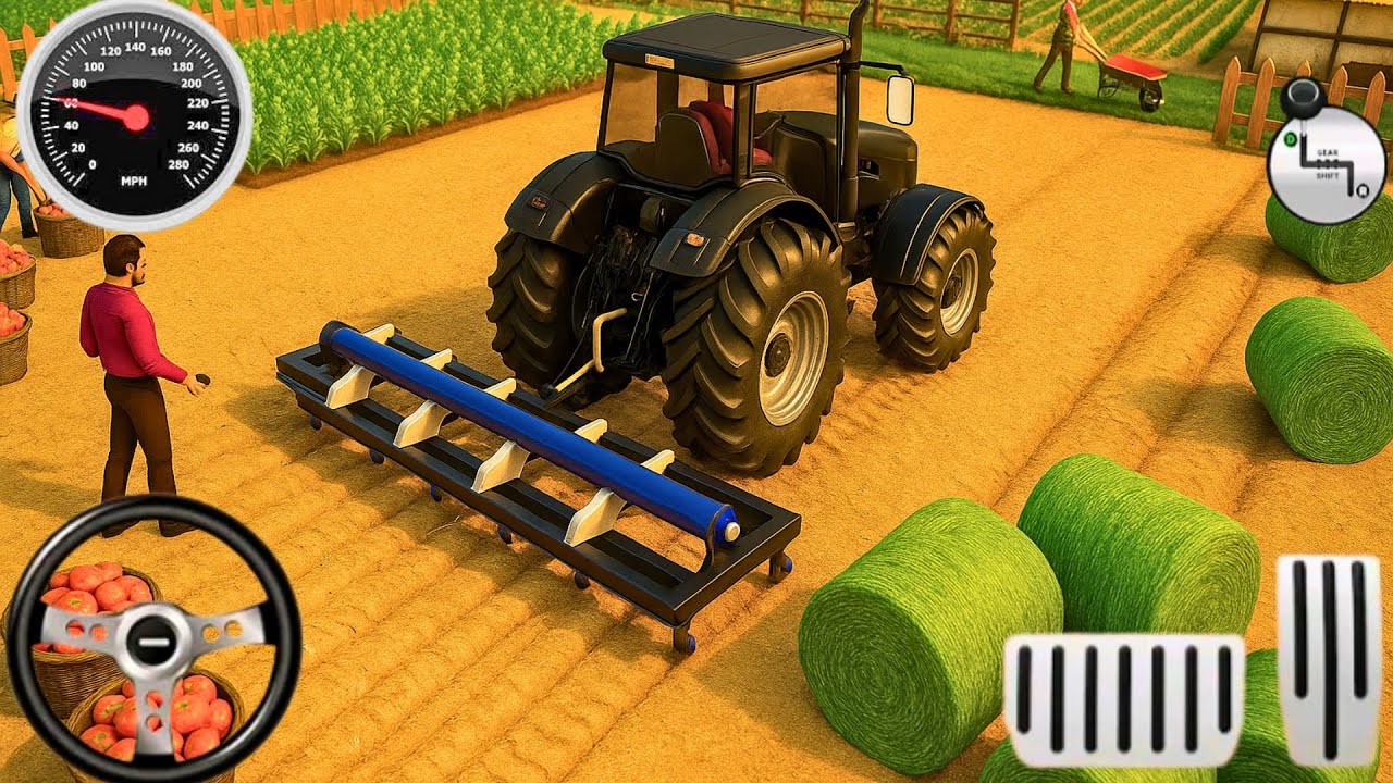 Tractor Farming Village Simulator – Real Tractor Driving 2025 – Android ...