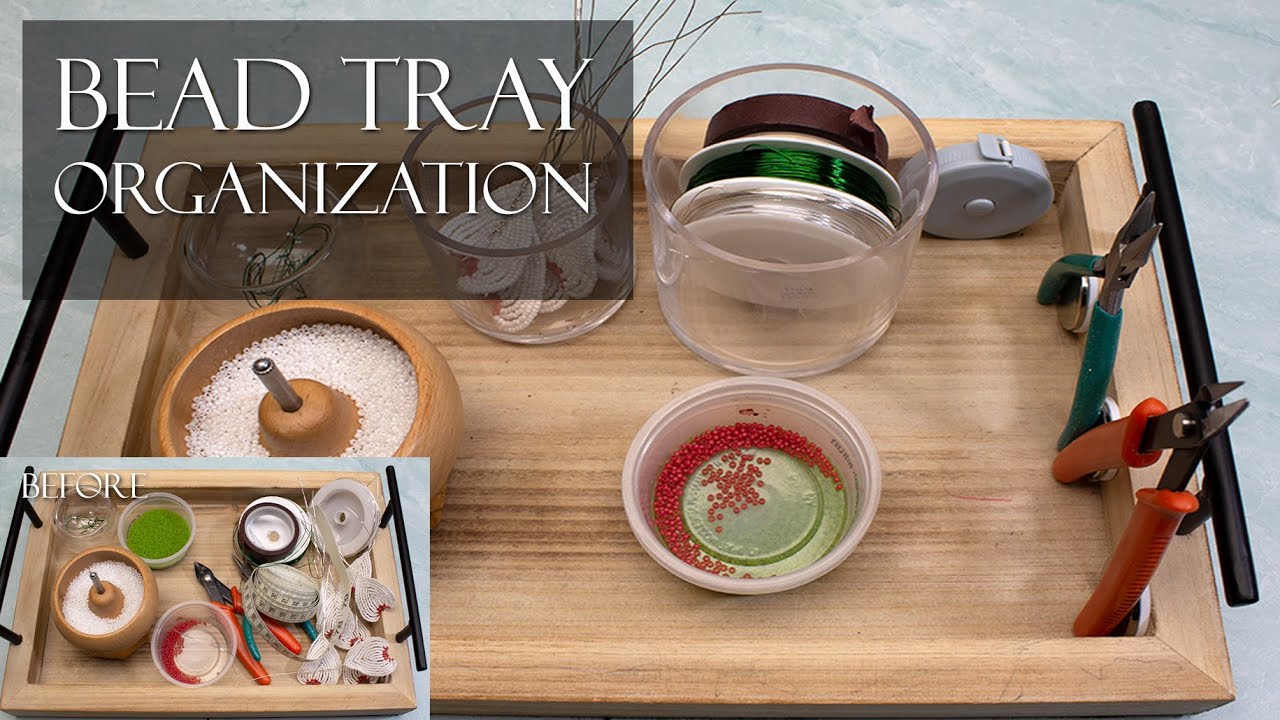 Bead tray organization for French beading - w/ magnets & double sided ...