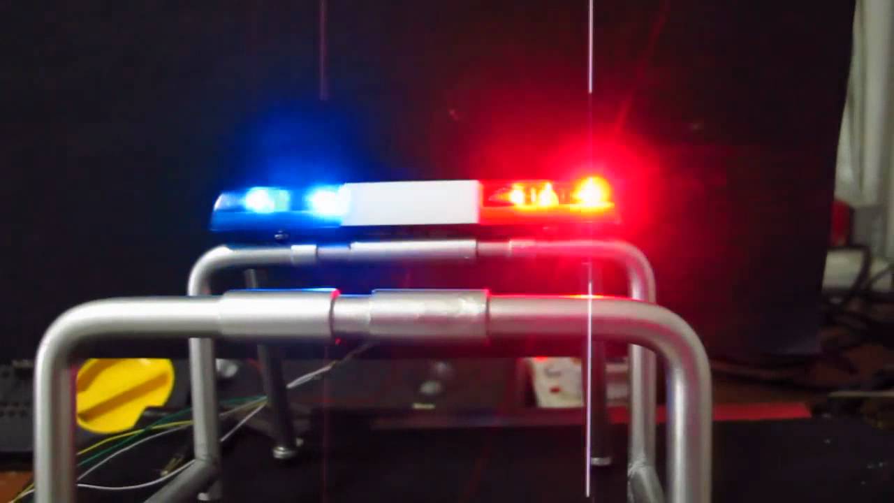 IMPACT Police Siren Light Bar Part 1/2 - YouTube