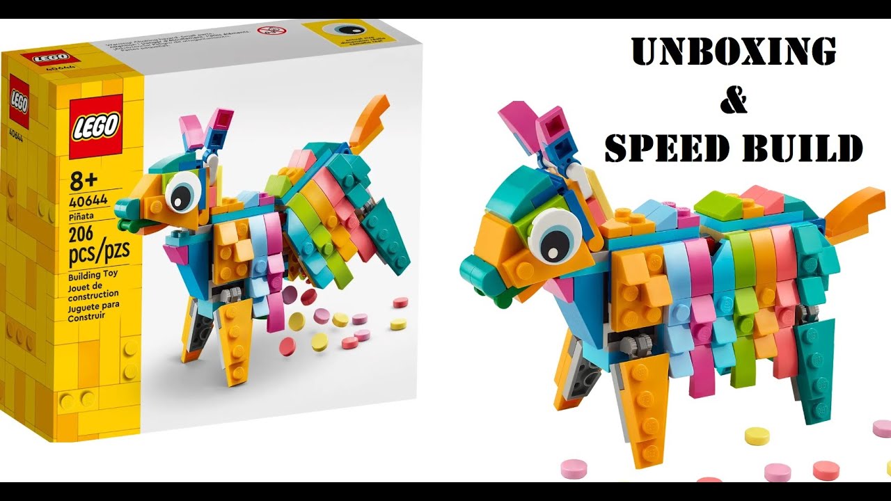 LEGO 40644 Pinata Unboxing & Speed Build - YouTube
