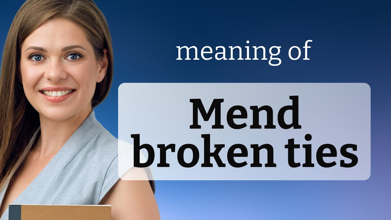 Mending Broken Ties: A Guide to Reconciliation - YouTube