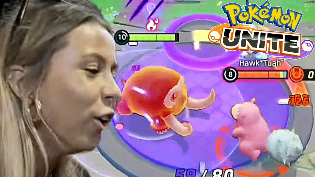 Hawk Tuah In Pokemon Unite? ft @GrizTactics and MafhiaReggie - YouTube