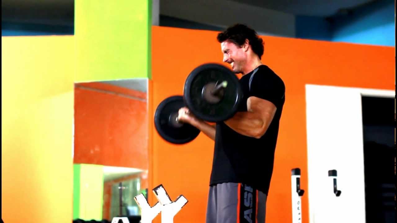 Alex Galli Curl barbell - YouTube