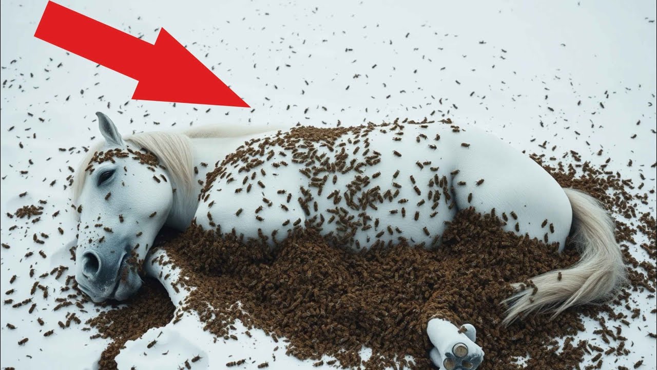 HE RISKED HIS LIFE TO SAVE A DYING HORSE FROM A SWARM OF ANGRY BEES ...